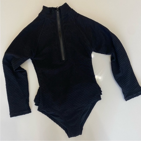 Infamous | Swim | Infamous Swim Girls One Piece Longsleeve Swimsuit ...